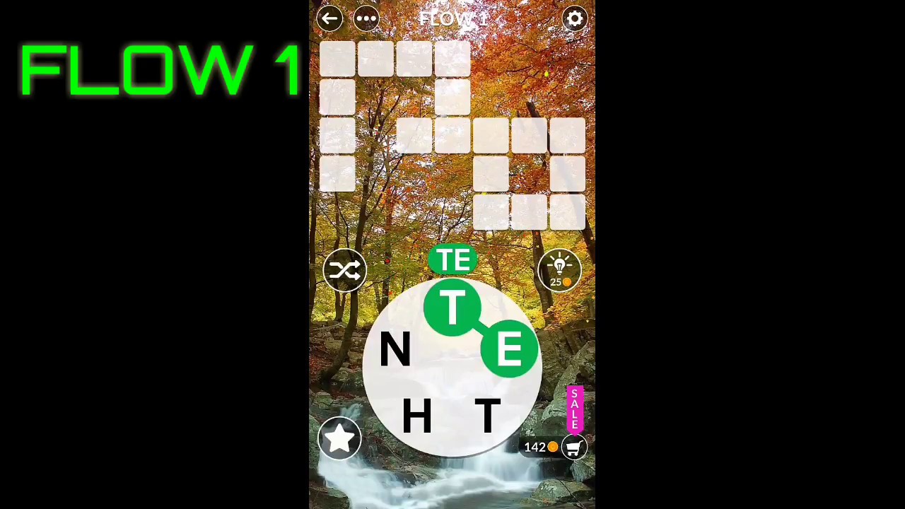 WORDSCAPES FLOW LEVEL 1-5 |SOLVED| - YouTube