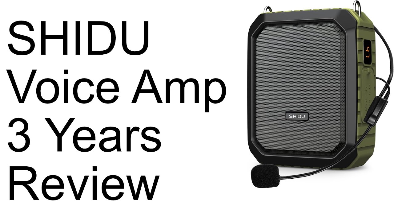 SHIDU Voice Amplifier 18W Review After 3 Years Bluetooth Speaker Amp ...