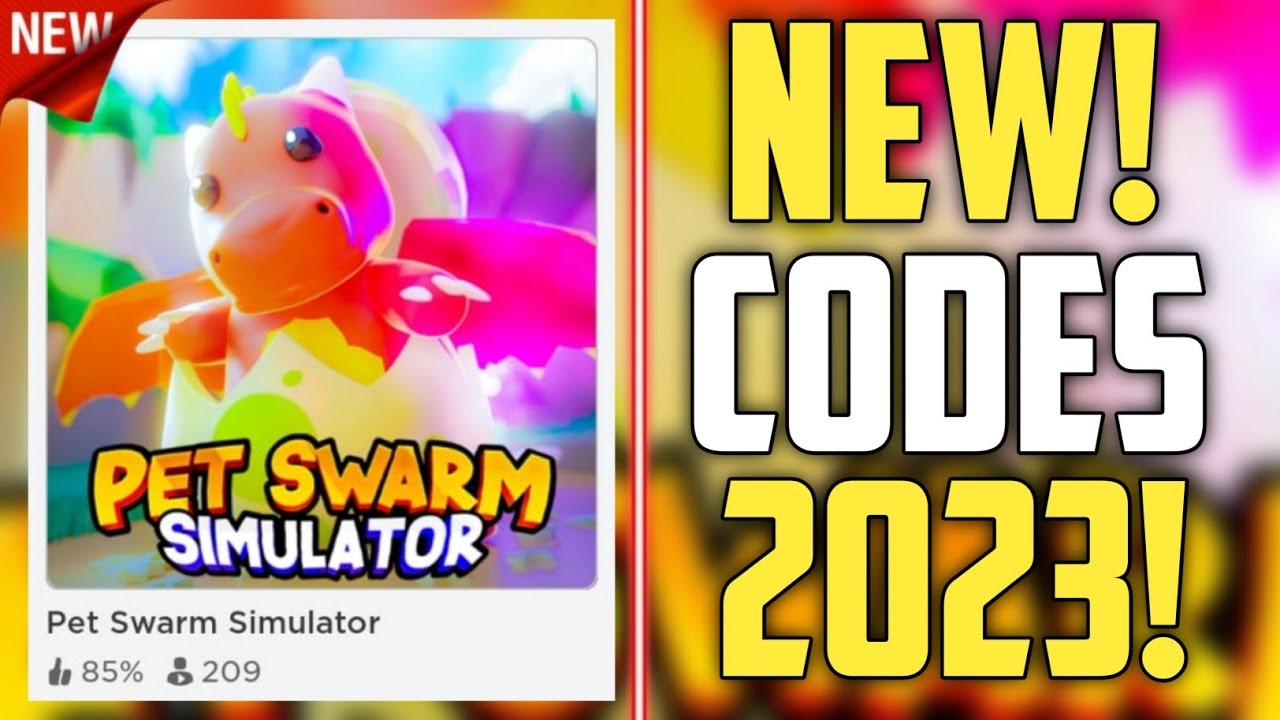 FUTURE CODES!! | *NEW* ROBLOX PET SWARM SIMULATOR CODES 2023! - YouTube