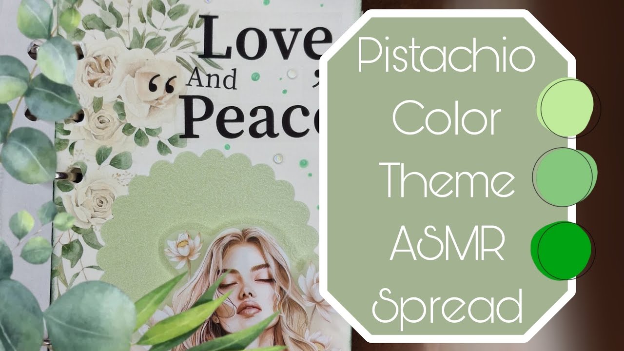 Pistachio color theme ASMR Spread 💚 - YouTube