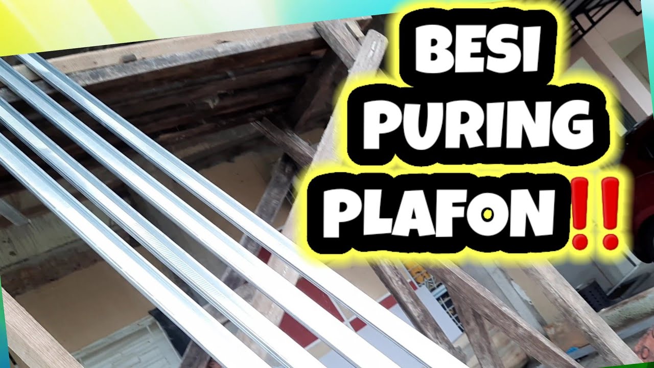 BESI PURING PLAFON GIPSUM - YouTube