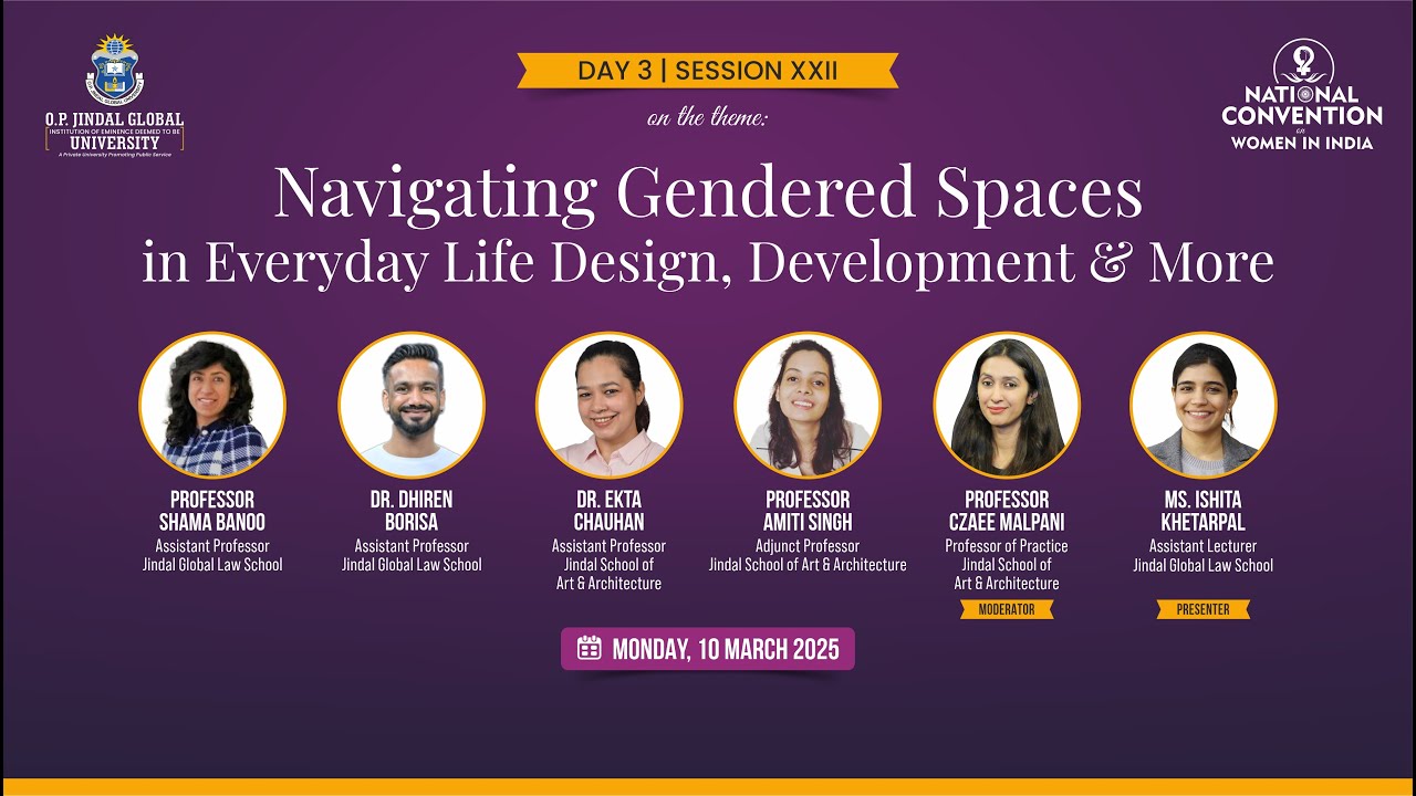 SESSION XXII: Navigating Gendered Spaces in Everyday Life Design ...