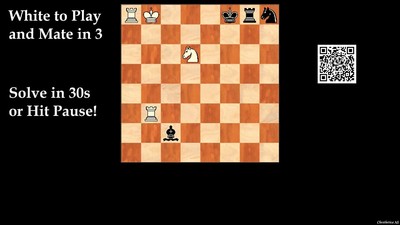 Computer-Generated Chess Problem 01143 - YouTube