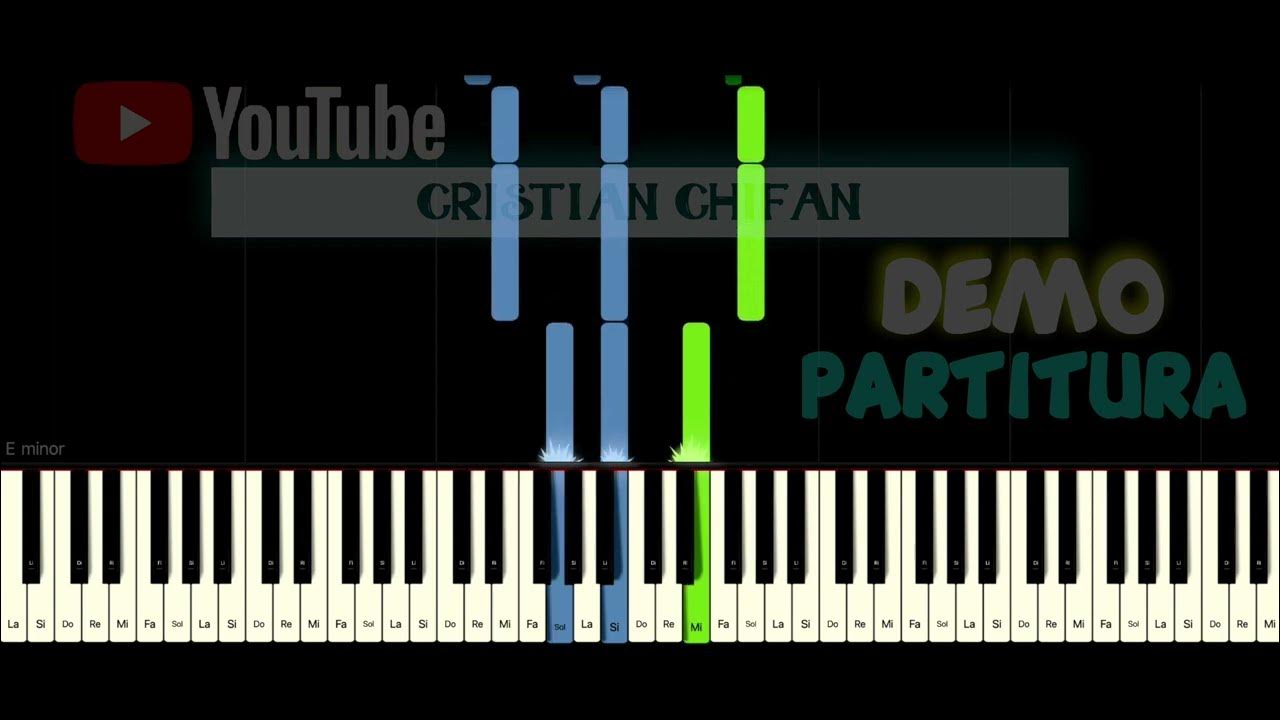 DUMNEZEU E TARIA MEA - Tutorial Pian INCEPATORI - Cristian Chifan - YouTube