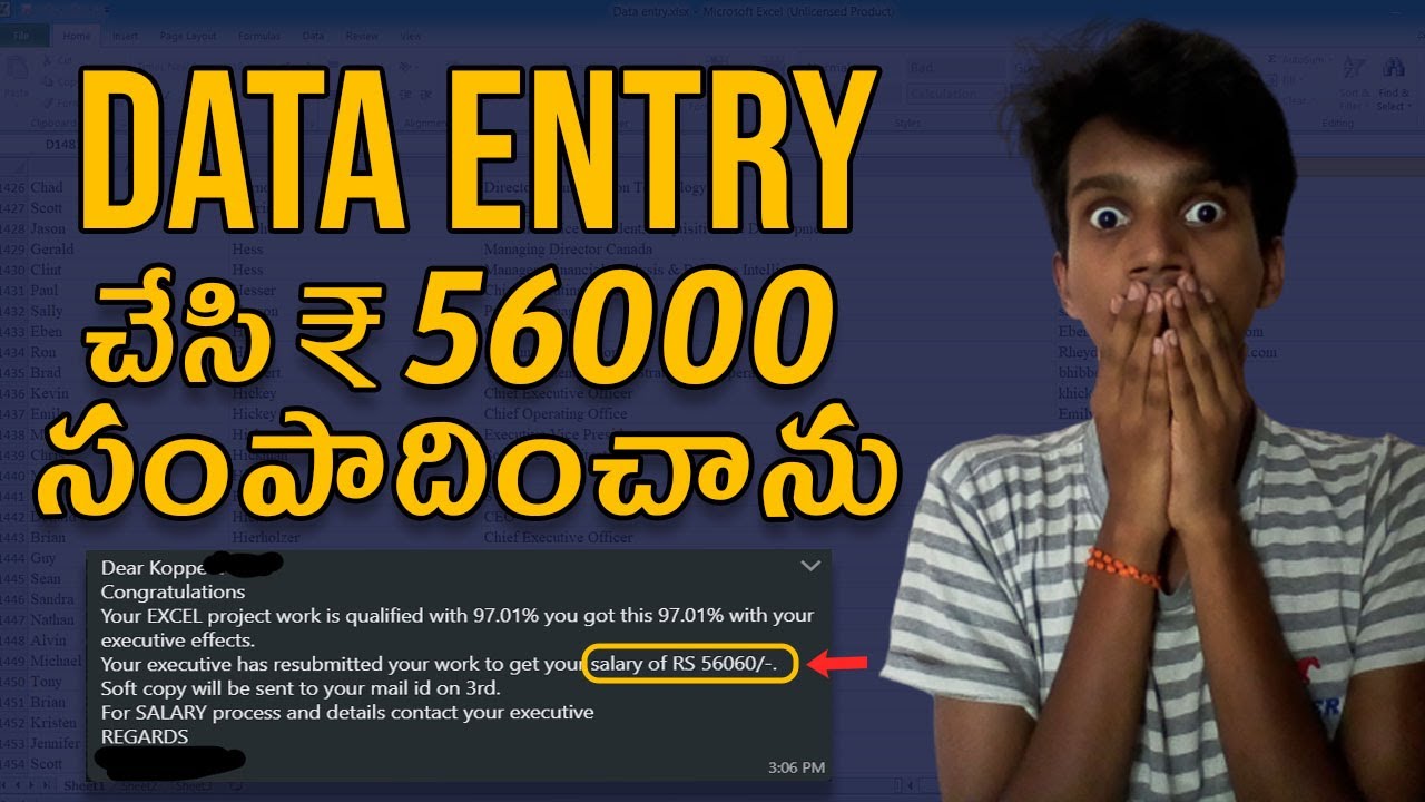 ONLINE DATA ENTRY WORK In TELUGU: My Experience On Making Money In ...