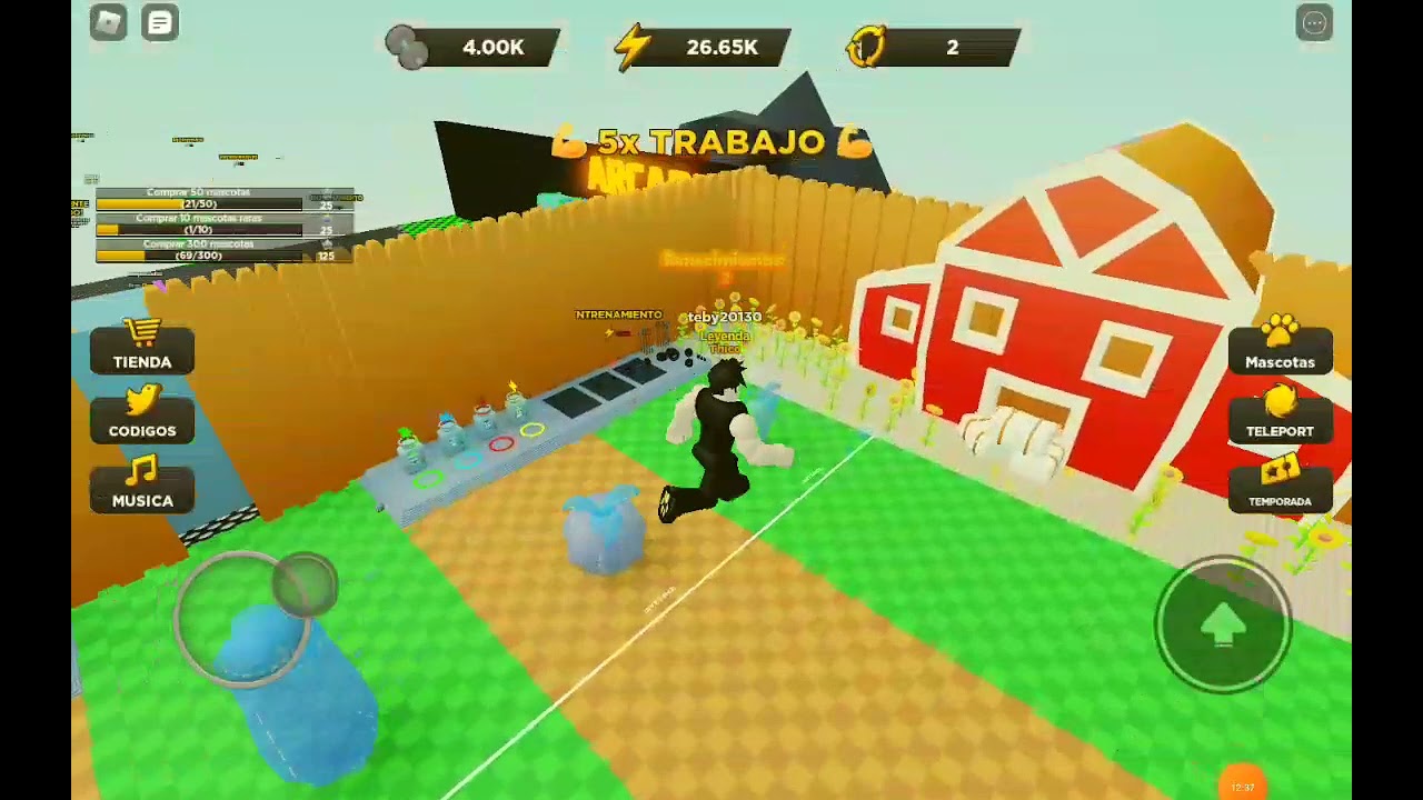 Jugando Strong Man Simulator En Roblox - YouTube