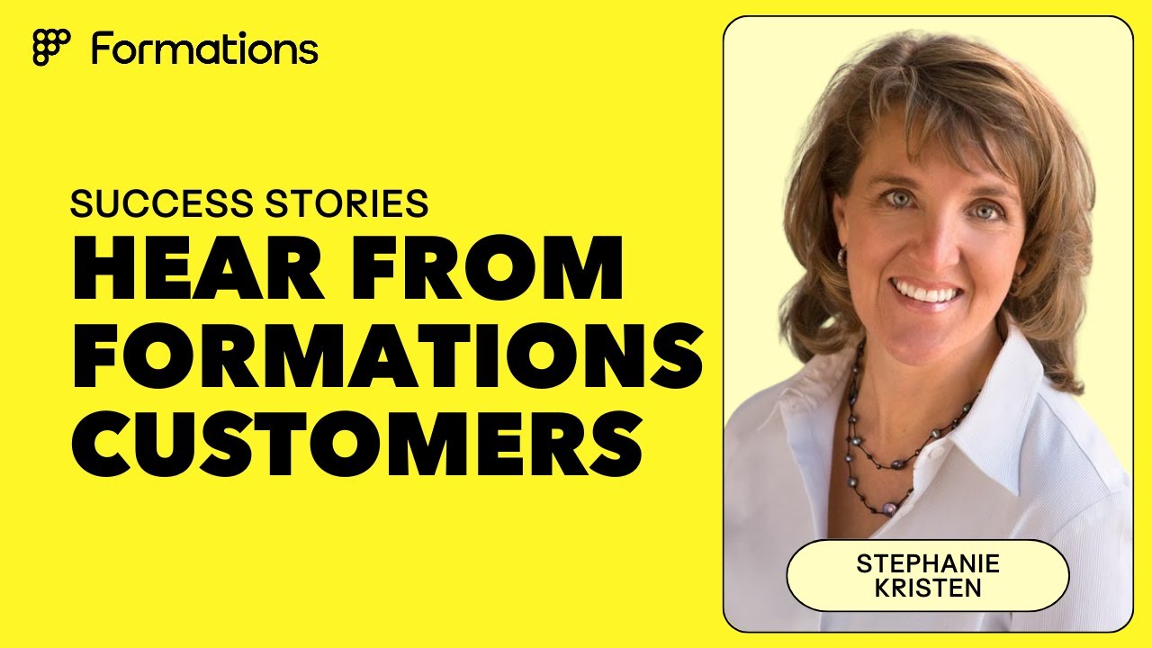 Formations Testimonial: Stephanie Kristen - YouTube