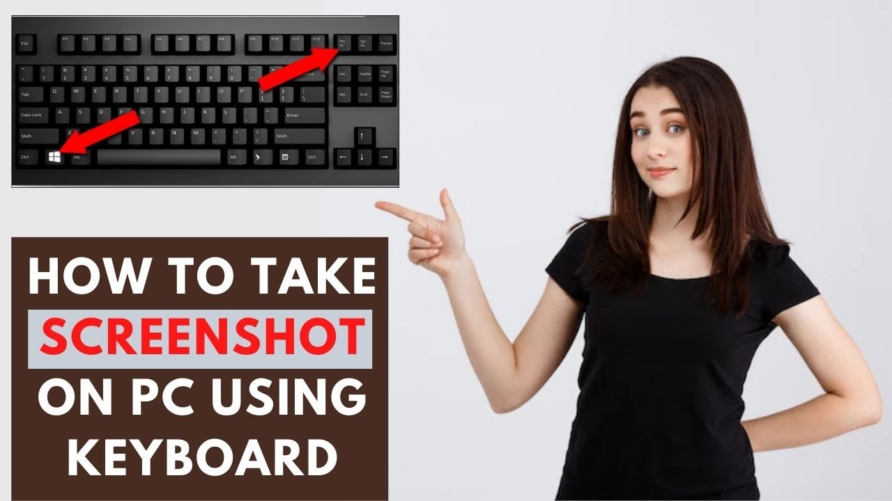 How to Take Screenshot on PC Using Keyboard | Snipping Tool - YouTube