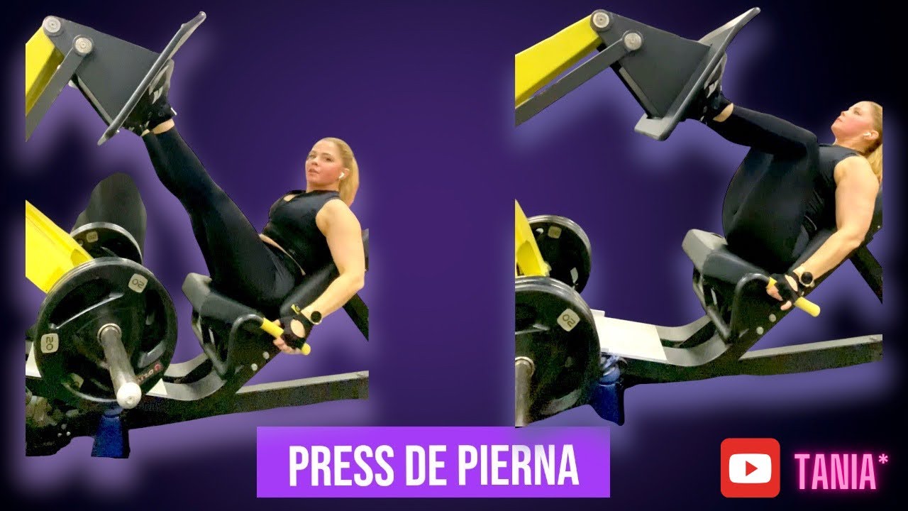 Press de pierna en máquina pendular - YouTube