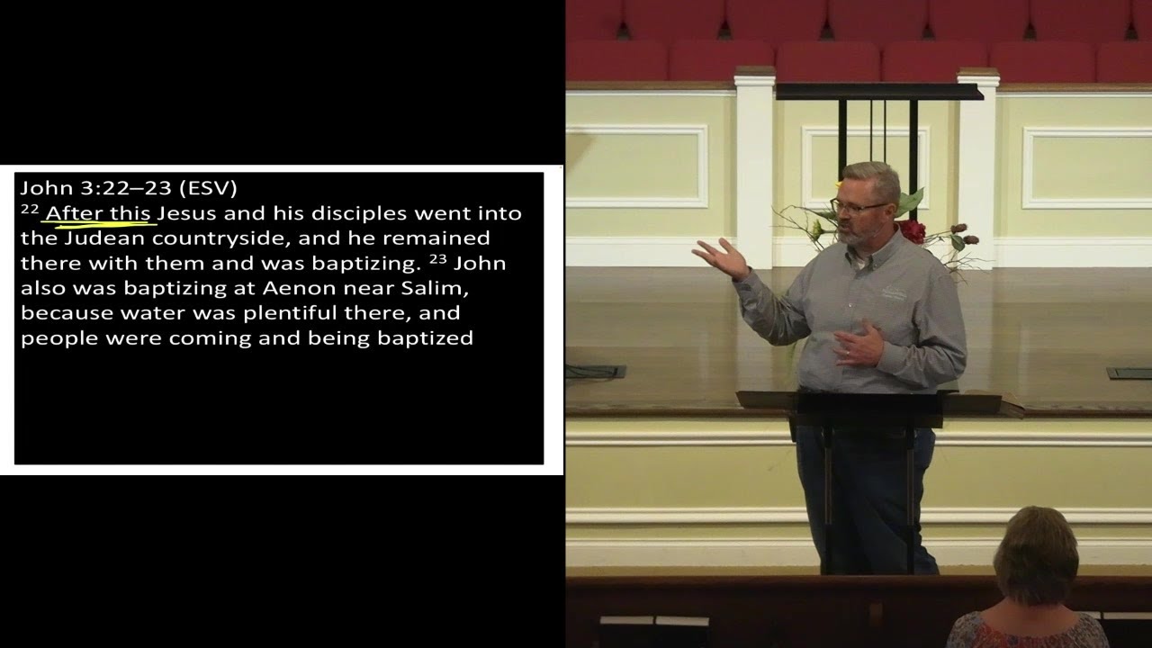 JOHN - Week 7: He Must Increase, But I must Decrease // John 3:22-36 - YouTube