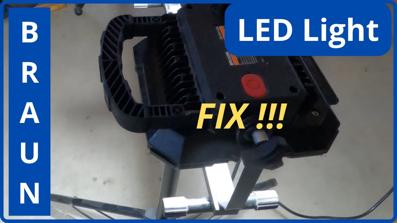FIXED! Braun LED - 2 ways !!! - YouTube