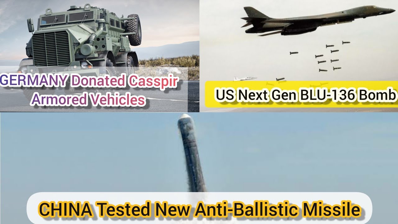 GERMANY Donated Casspir Armored Vehicles, US Next Gen BLU-136 Bomb ...