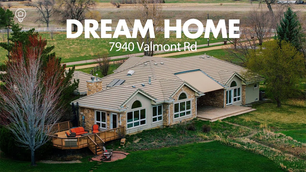 Endless Views, Minutes from Town | 7940 Valmont Rd - YouTube