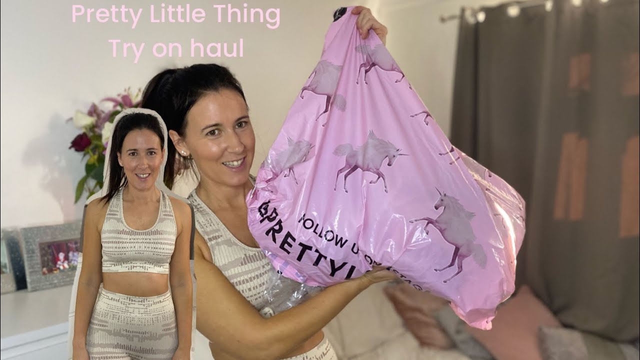 Pretty little thing try on haul / Gym / active wear - YouTube