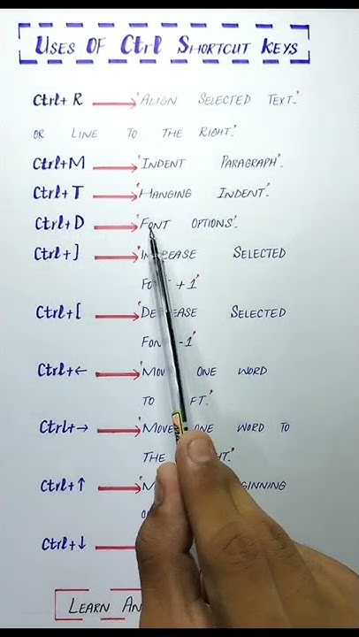 10 Most important Control shortcut keys| Every Computer user must know ...