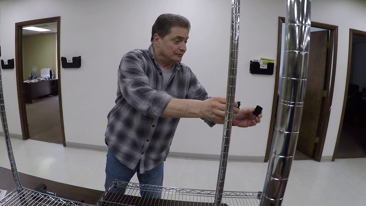 Heavy Duty Wire Rack Assembly - YouTube