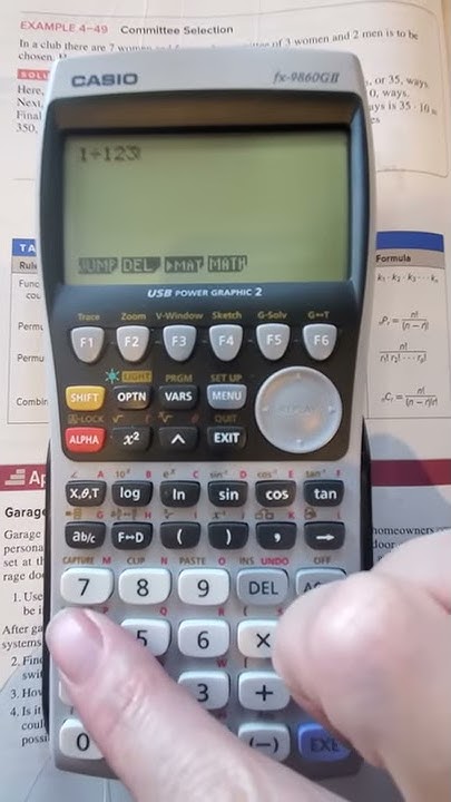 Changing the decimal display on the Casio - YouTube