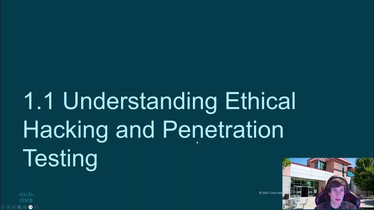 Module 1 Introduction To Ethical Hacking And Penetration Testing Youtube
