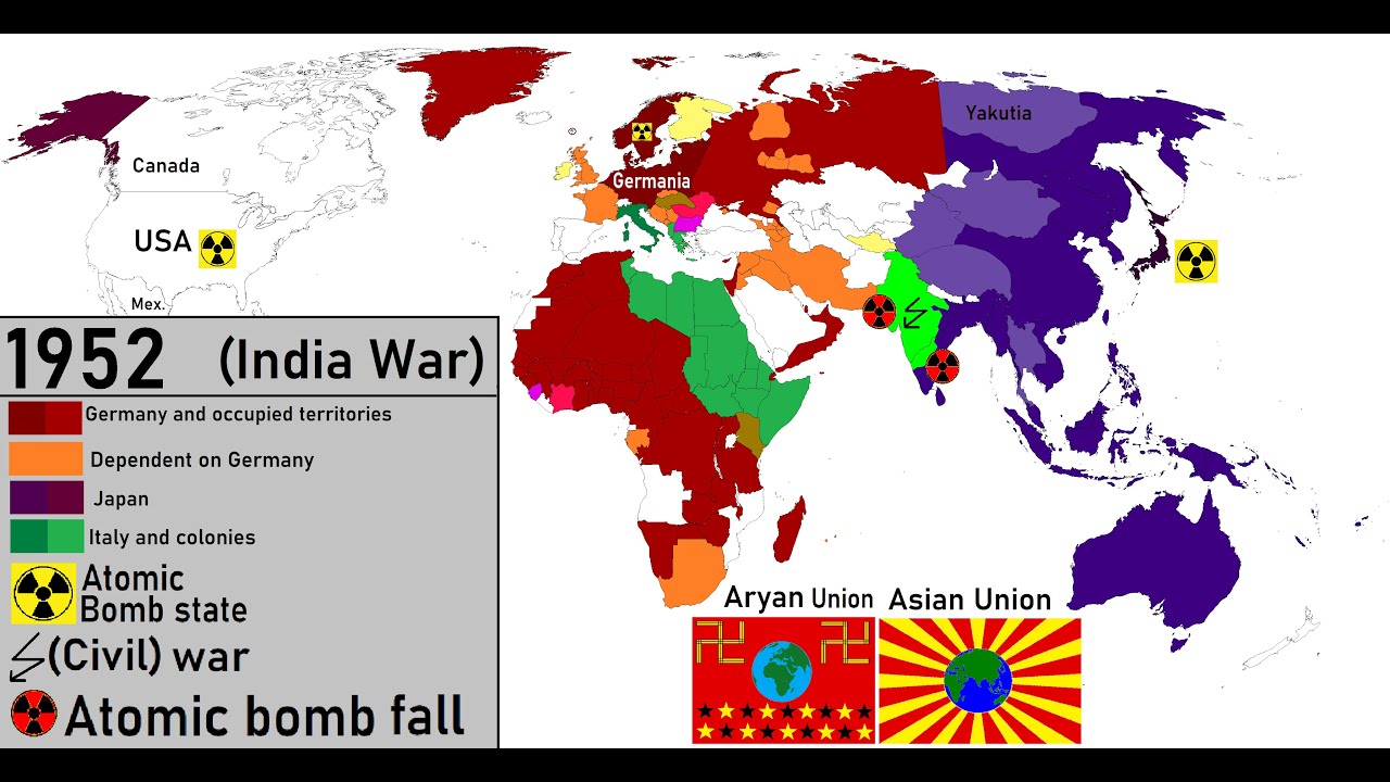 Alternate history of WW2/Cold War (Axis victory) - YouTube