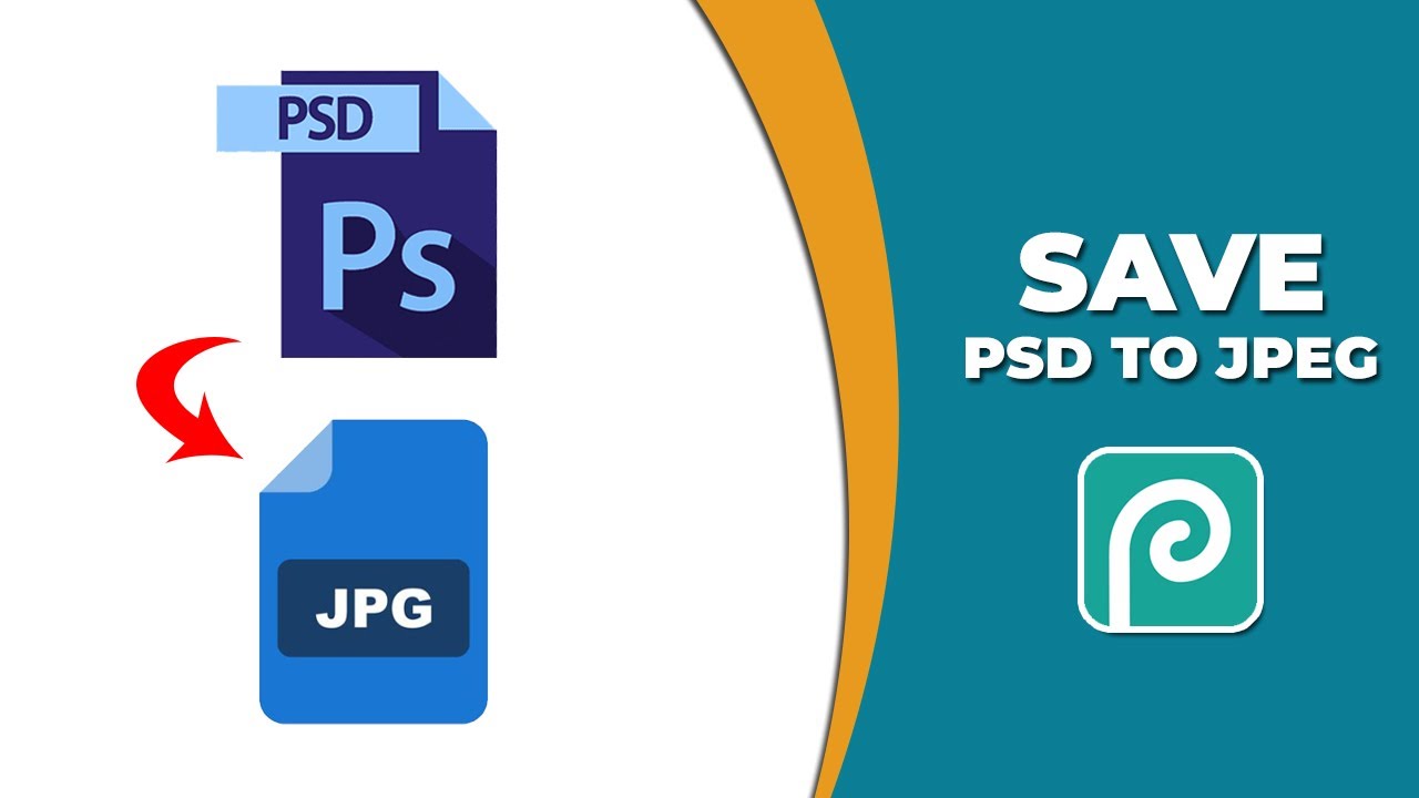 How to save psd to jpeg in Photopea - YouTube