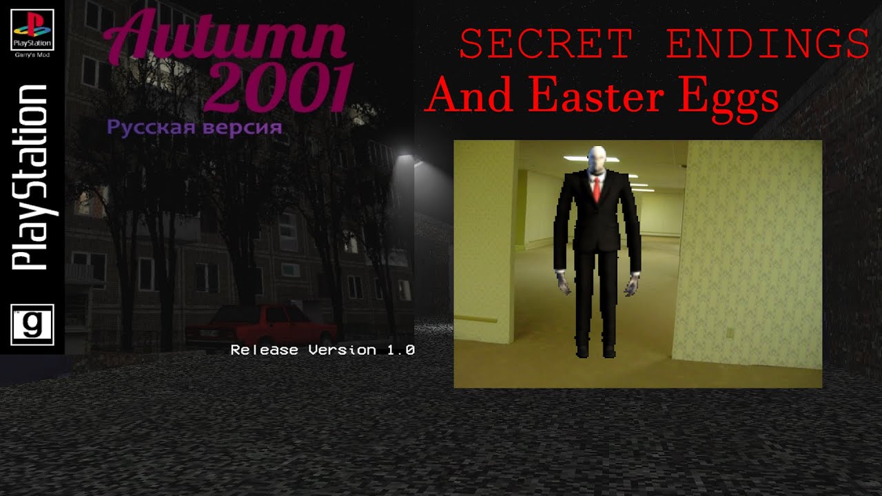 Autumn 2001 (Secret Endings) Easter Eggs & References PS1 Horror - YouTube