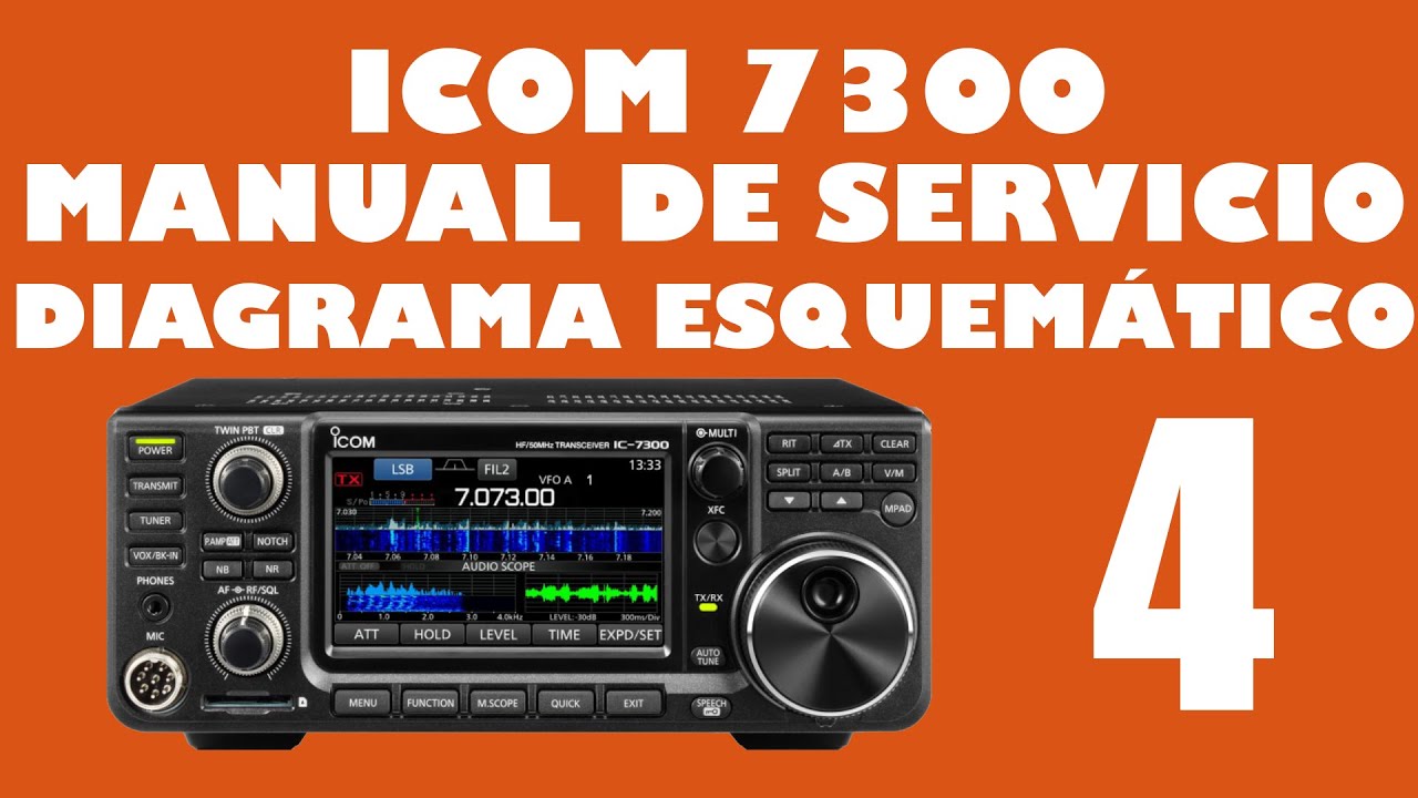 04_Icom 7300 manual de servicio y esquemas. Bajar manual de servicio y ...