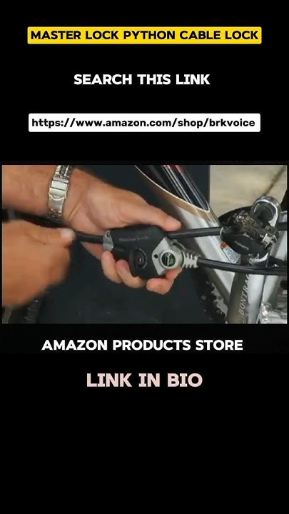 Master Lock Python Cable Lock #masterlock #lock #python #bycycle # ...