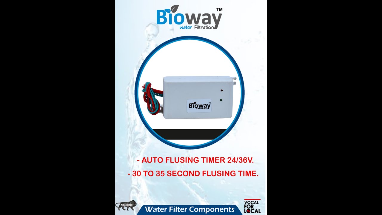 Auto Flushing Timer | For increase R.O membrane life | Flush kit ...