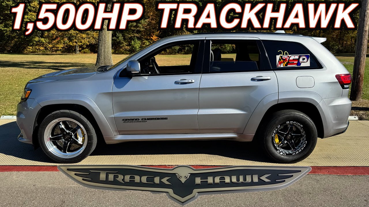 1,500HP TRACKHAWK SHOOTOUT - DRAGY 0 to 60 - YouTube