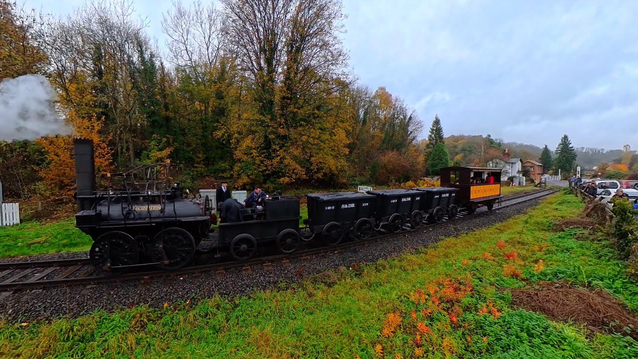 Locomotion No.1 at NYMR Pickering Steam Locomotive Heritage Train ...