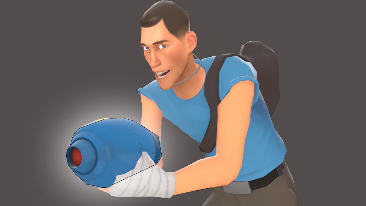 TF2 Scout is now Megaman - YouTube