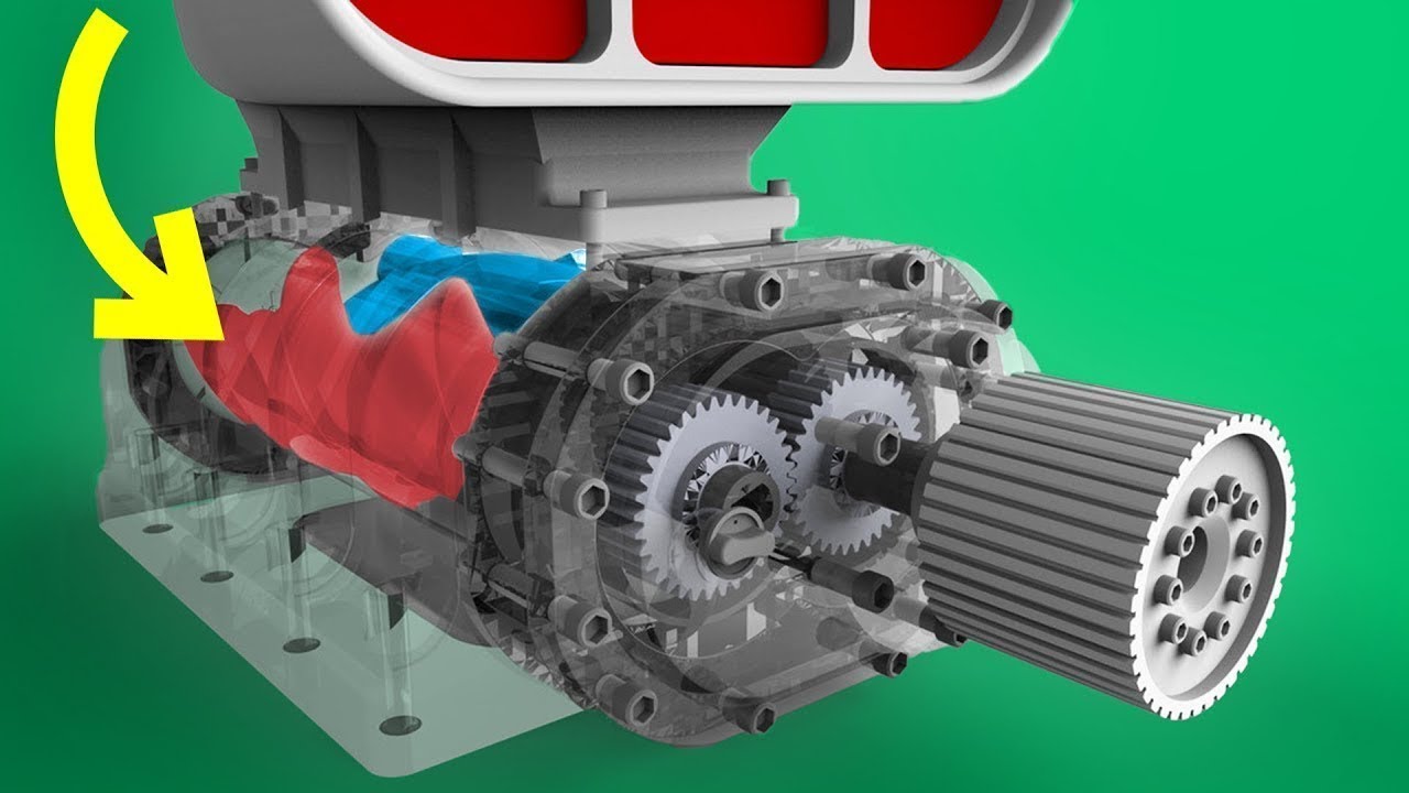 Supercharger Blower Side View