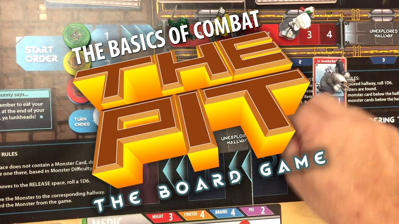 The Pit: The Board Game - The Basics of Combat - YouTube
