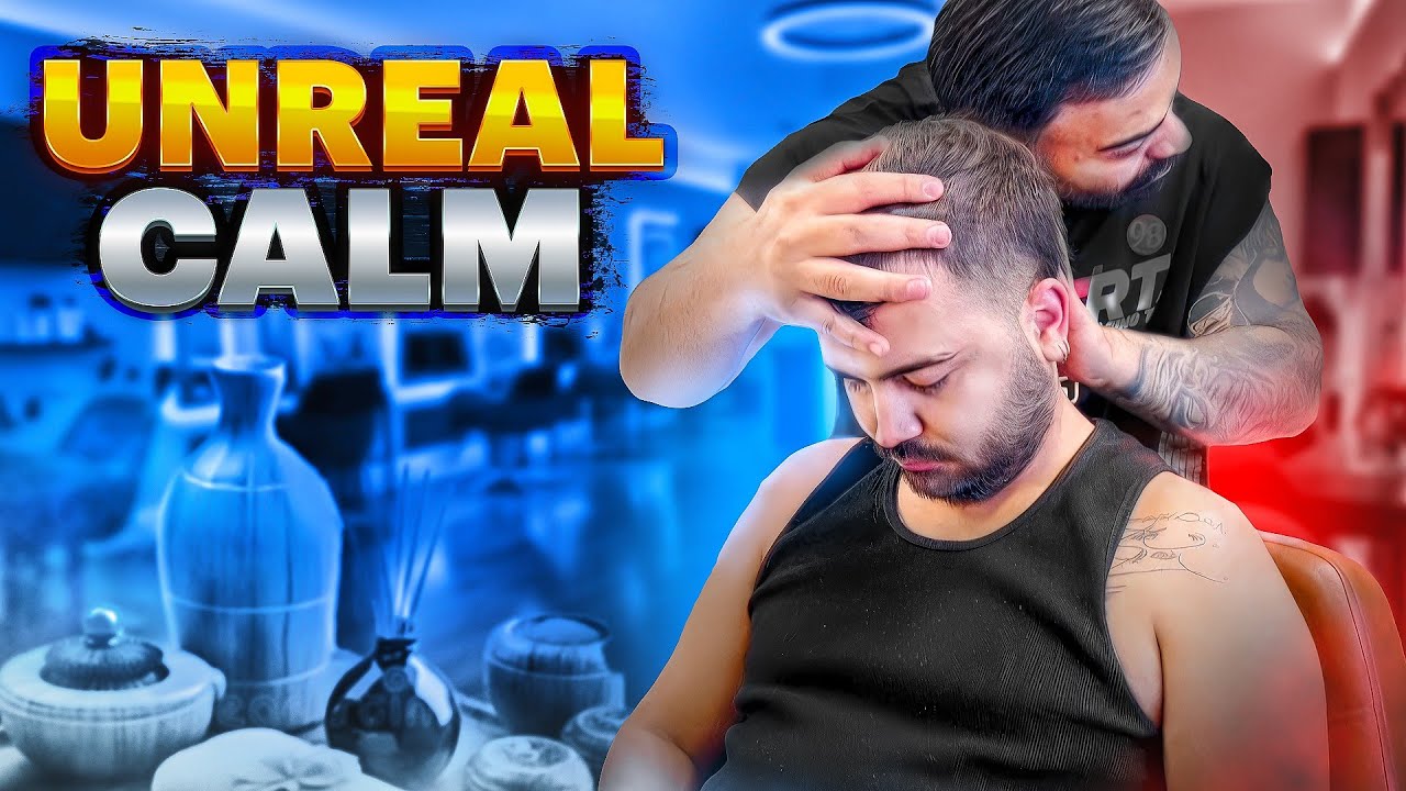 Ultimate Chill: Gentle Head & Face Massage for Relaxation - YouTube