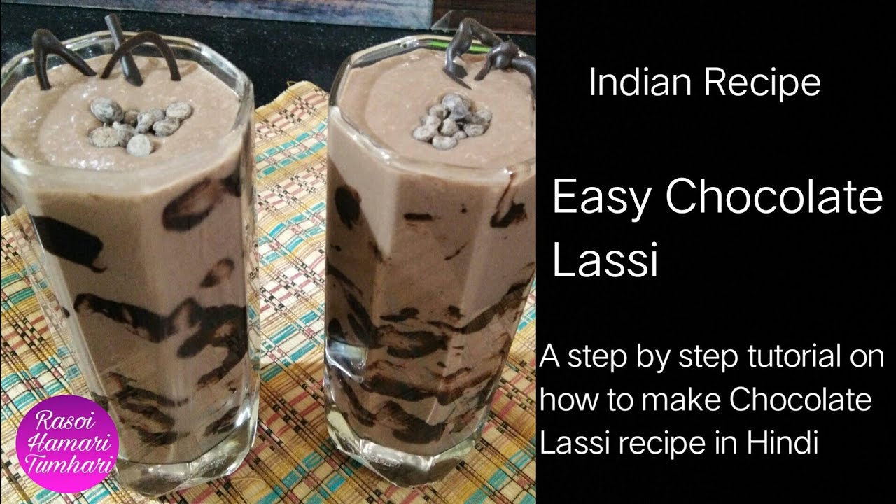 Easy Chocolate Lassi recipe / kids special chocolate lassi/ how to make ...