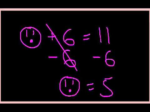 Solving Equations Involving Addition and Subtraction - YouTube