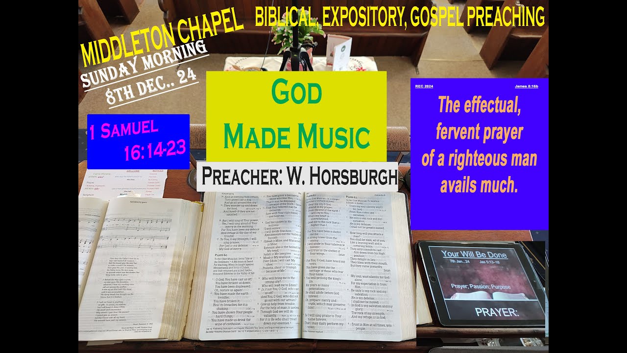 1Samuel 16 14to23 SERMON God Made Music - YouTube