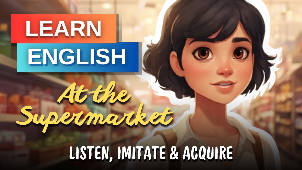 At the Supermarket | Learn English through Stories | English Listening ...