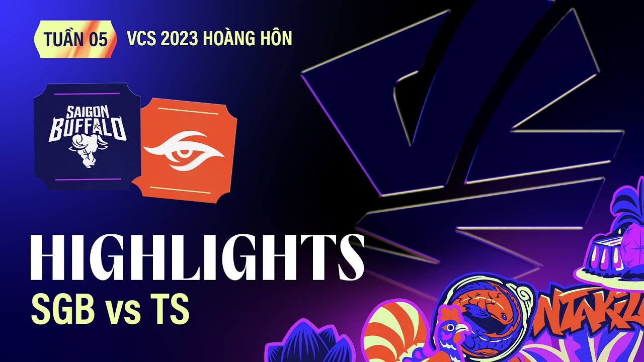 Highlight | SGB vs TS | VCS 2023 Hoàng Hôn - Tuần 5 | 21.07.2023 - YouTube