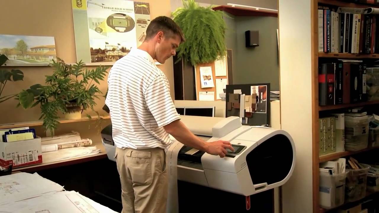 HP Designjet T2300 e MFP InsightArchitects .wmv - YouTube