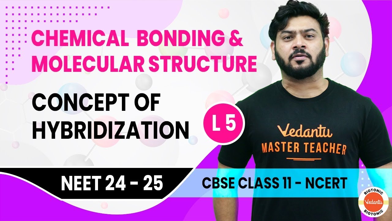Chemical Bonding & Molecular Structure | Concept of Hybridization ...