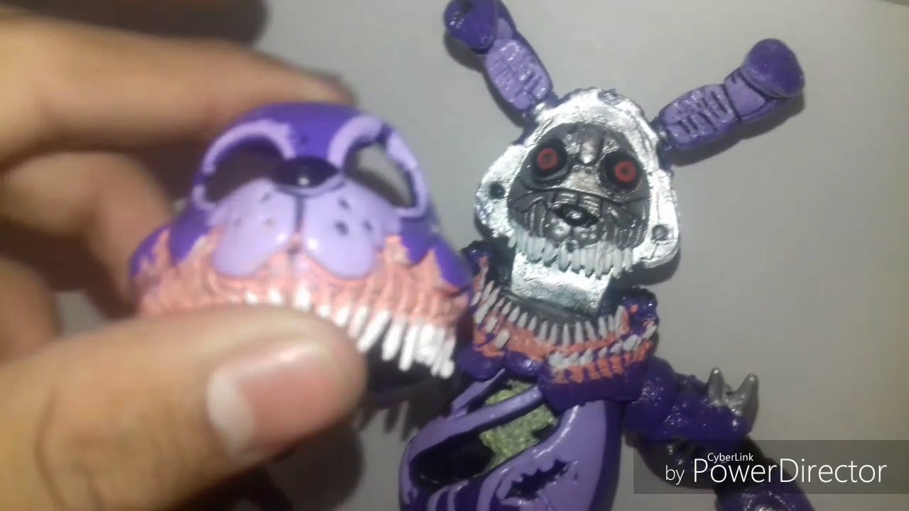 Figuras bootleg de FNAF twisted freddy y twisted bonnie!! - YouTube