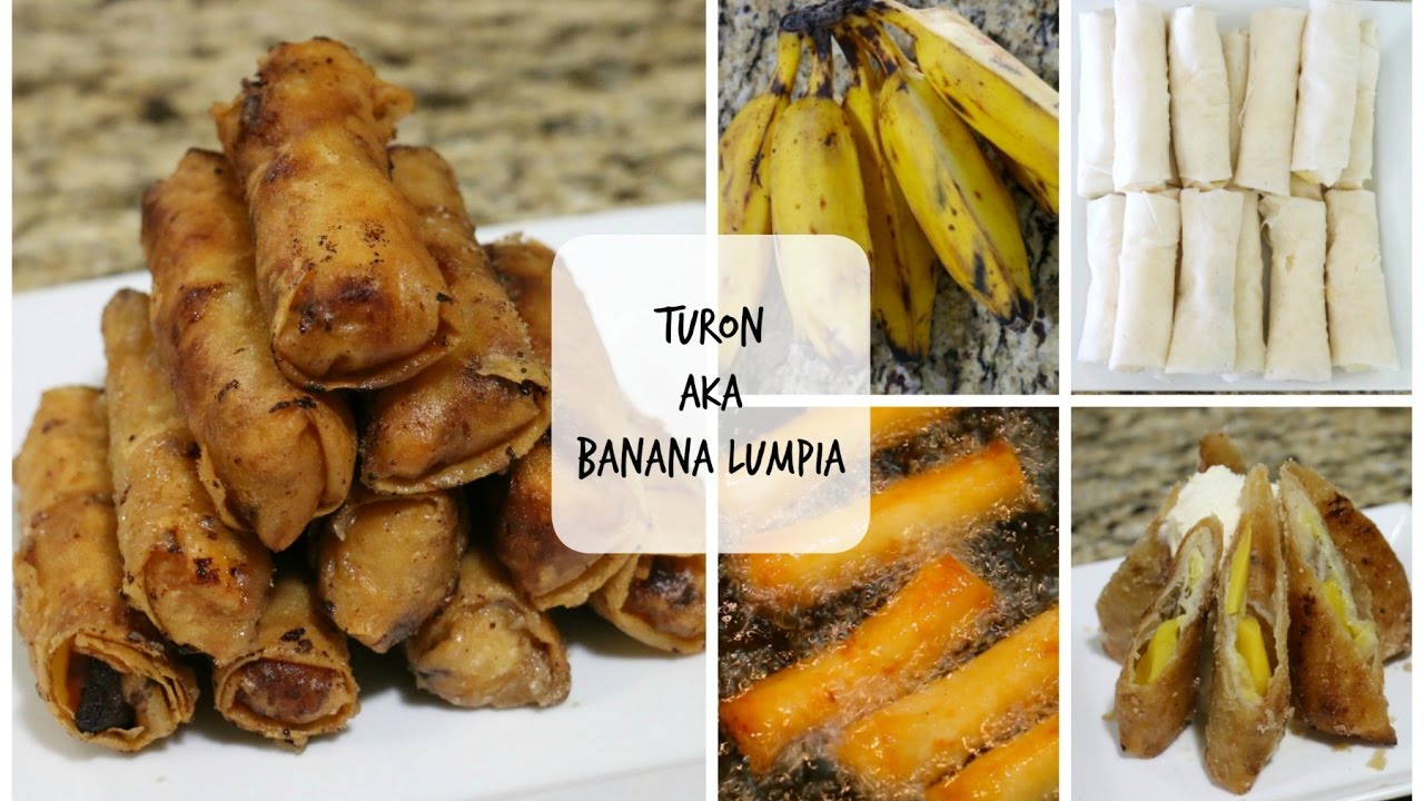 Turon (Banana lumpia)//Filipino Dessert - YouTube