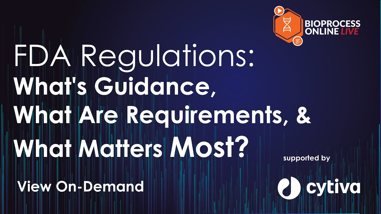FDA Regulations: What's Guidance, What Are Requirements, & What Matters ...
