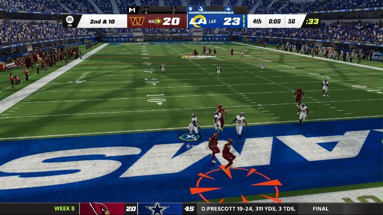 2 secs left. If they score we lose!!! Madden NFL 23 CB Face of ...