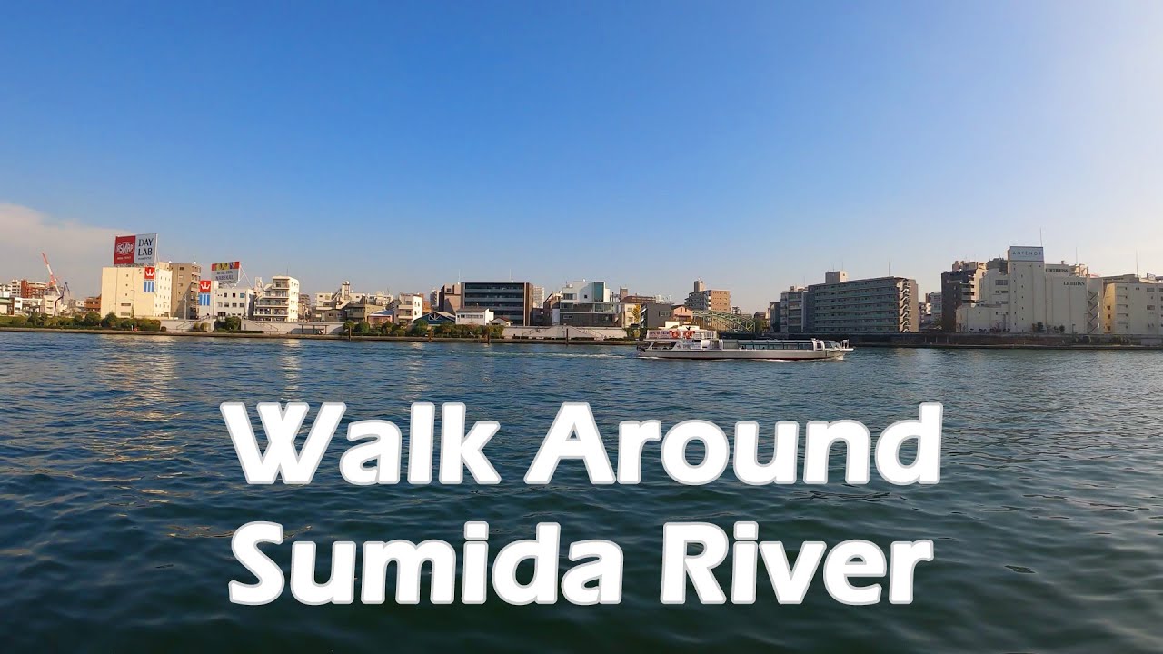 【4K】Walk around Sumida River Terrace. Tokyo 東京 隅田川テラスを散歩 (Nov.2020 ...