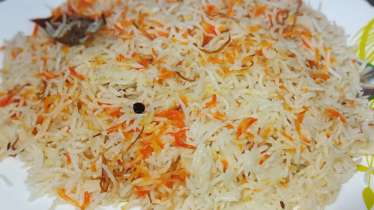 Kuska Rice Recipe || Lucknow style Recipe Hindi | Simple And Tasty ...