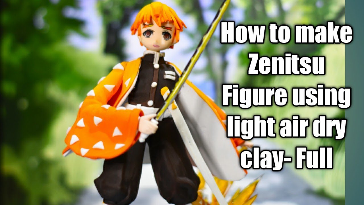 Demon Slayer: Kimetsu No Yaiba - Zenitsu Figure How to make DIY figure ...