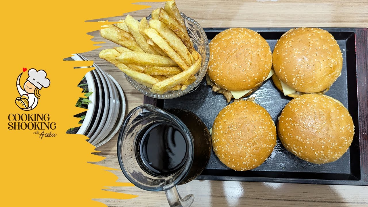 Chicken Cheese Boti Burger | Cheese Boti Burger | Yummy & Delicious ...
