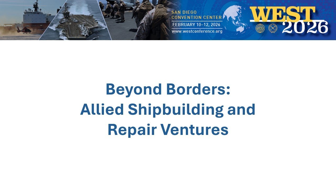 Beyond Borders: Allied Shipbuilding and Repair Ventures - YouTube